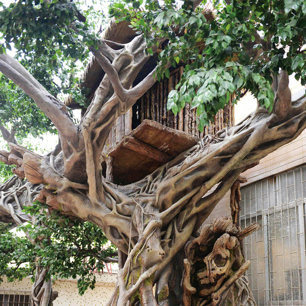 3m Artificial Landscape Trees Large Ficus Simulating Century Old Trees ...