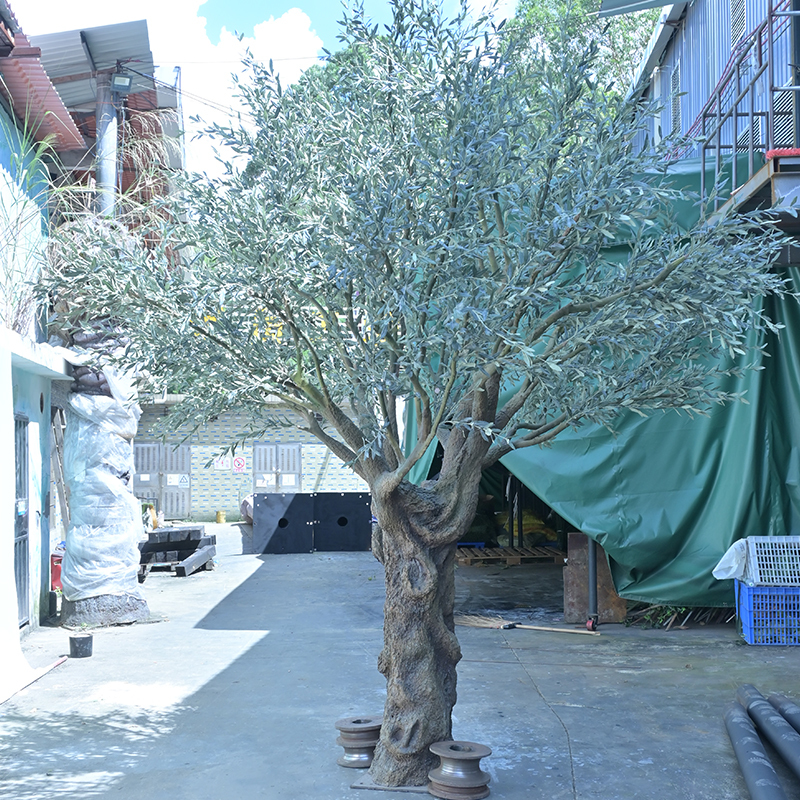 Large Fake Tree indoor olive trees artificial Faux Tree with Natural ...