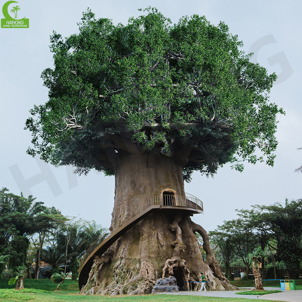30m Tall Magic Treehouse for theme park – Artificial House Trees of ...