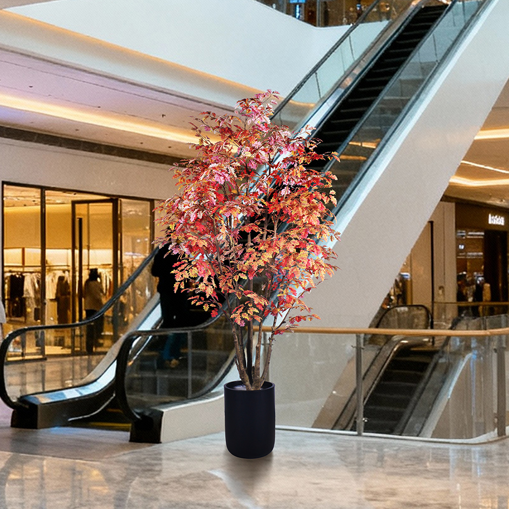 Artificial Multi-Stem Oak Tree 250cm | Large Faux Tree for Hotel Lobby ...